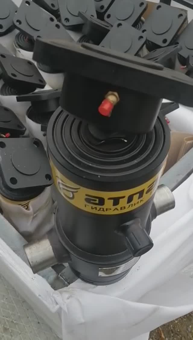 Гидроцилиндр 45143-8603010 на КАМАЗ цилиндр подъема кузова 4 штока 10 тонн