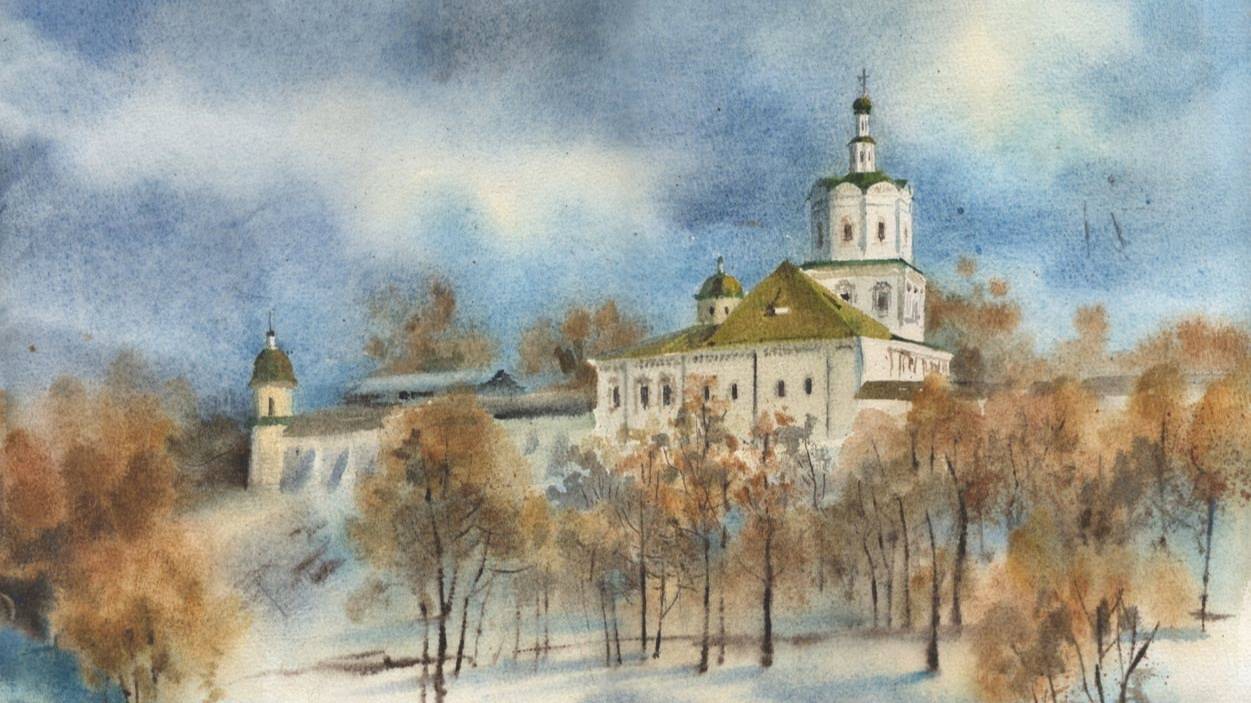 С чего начинается архитектурный пейзаж? Разбираем на примере одной картины с художником А.Бесединой