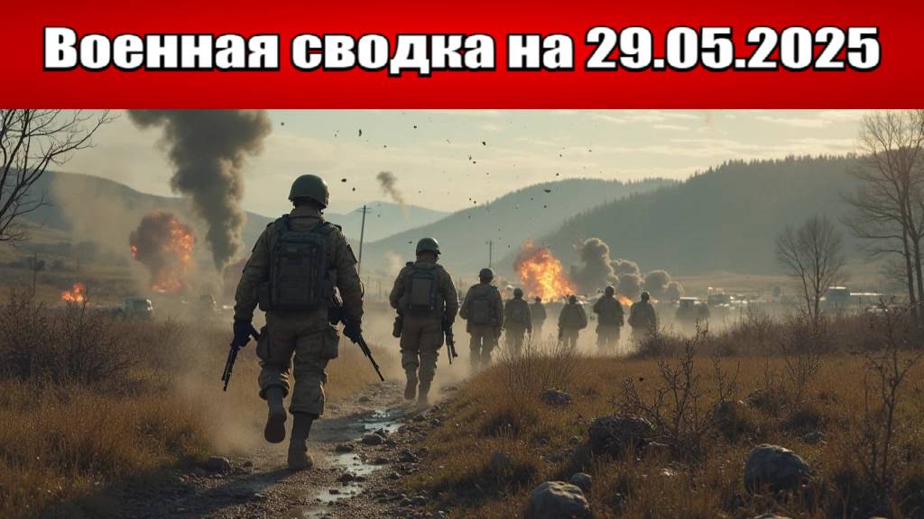 «ВС РФ отчаянно бьются в Сумщине, расширяя буферную зону!»: Военная сводка с фронта СВО 29.05.2025