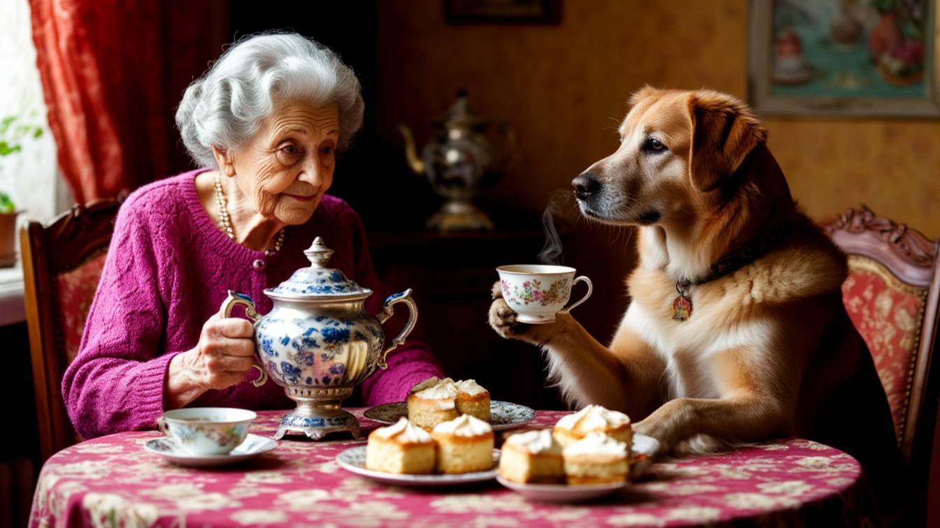 Собаки + старички = прекрасный союз ❤️