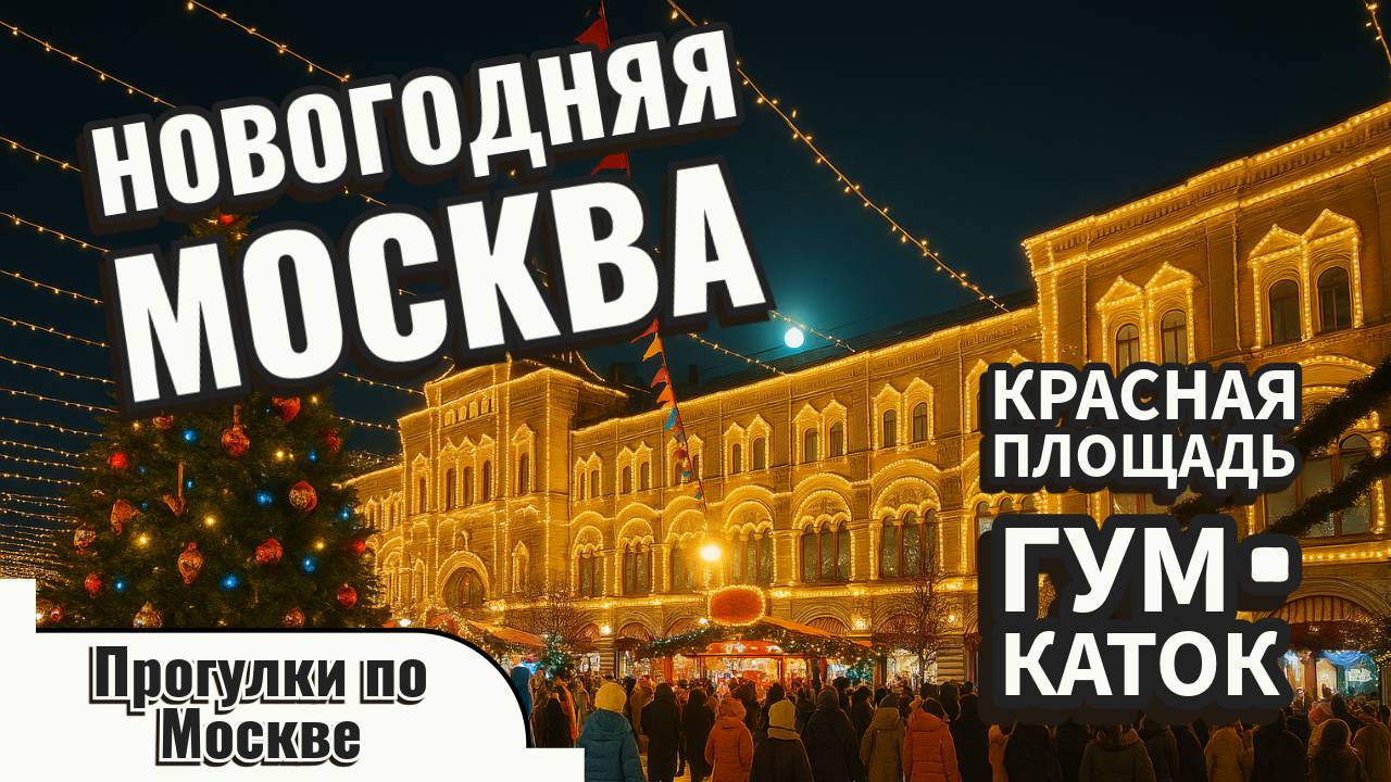 Новогодняя Москва ❄️ Красная площадь ☃️ Зимние приключения