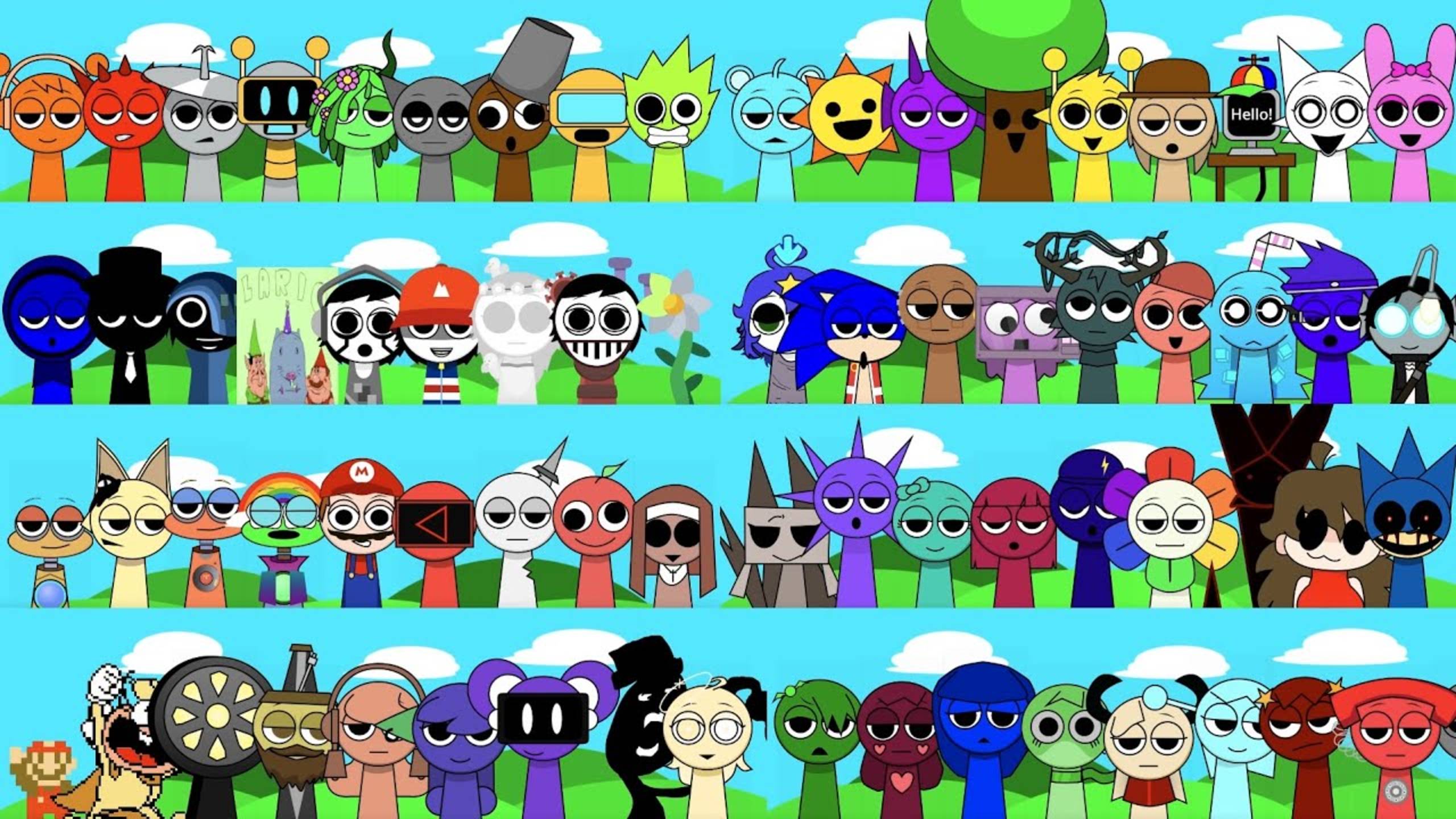 СПРУНКИ ИЛИ СПРУНКЕ ВСЕ ПЕРСЫ| Sprunki 2025