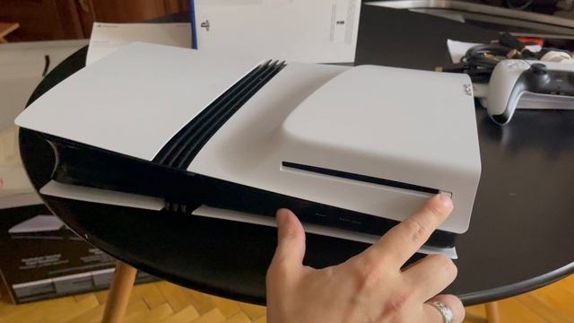 Распаковка PlayStation 5 Pro (CFI-7021 B01Y), установка BD-привода, настройка и перенос данных