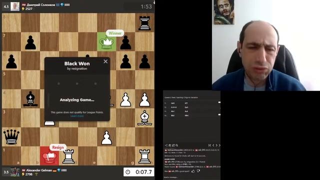 IM Alexander Gelman. Titled Tuesday. 27.05.2025