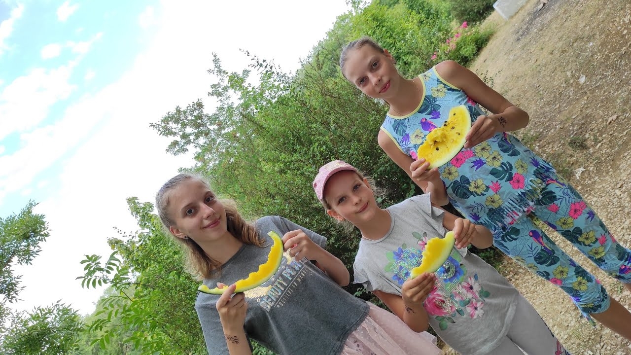 ️🏖️ Дегустация жёлтого арбуза/ Море в Учкуевке/ день 12