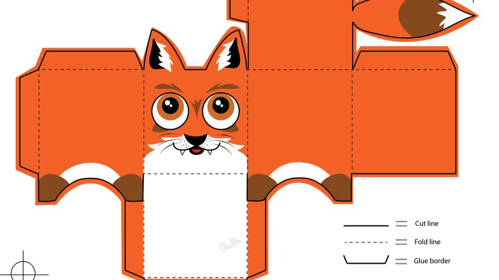 Бумажные зверята от Djeco. Набор для творчества.