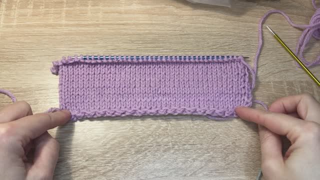 Наборный край спицами "БОЛГАРСКИЙ ЗАЧИН"