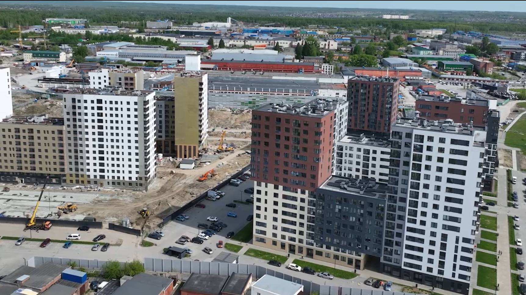 ЖК «Тайгинский парк» в Новосибирске, май 2025 г.