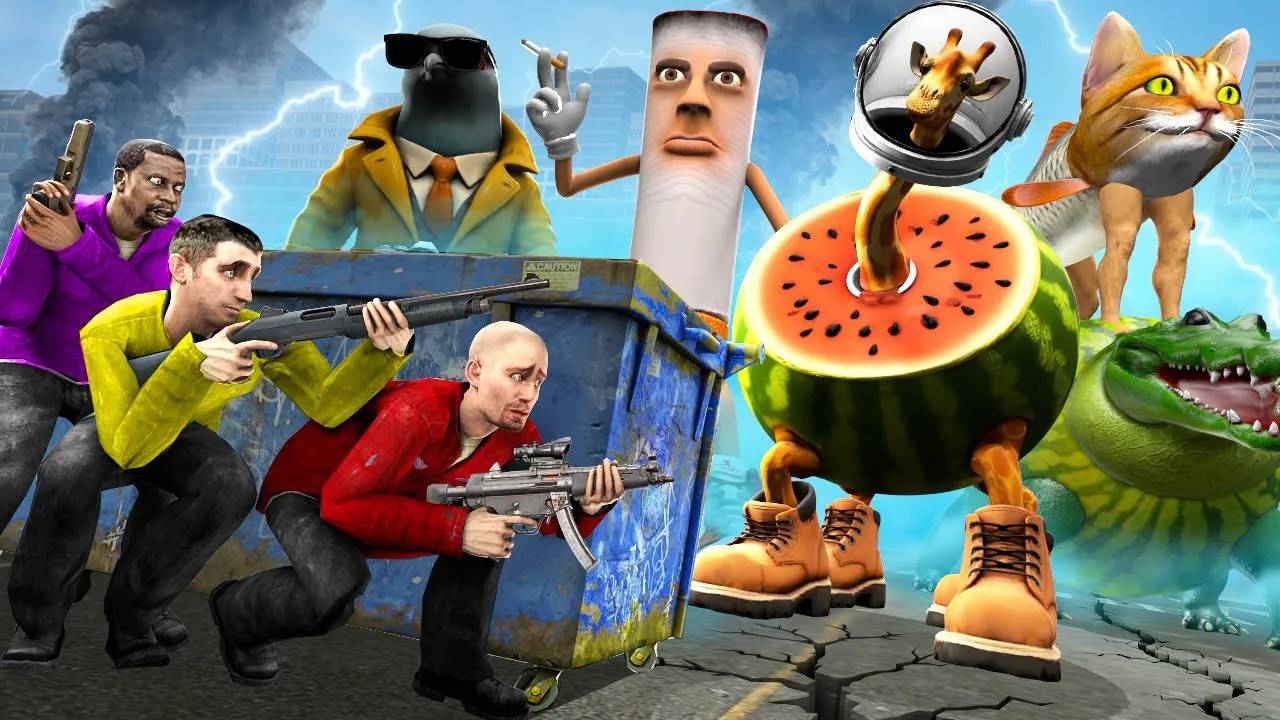 24 ЧАСА ВЫЖИВАНИЯ С ИТАЛЬЯНСКИМИ МЕМАМИ! БРЕЙНРОТ АПОКАЛИПСИС В Garry`s Mod