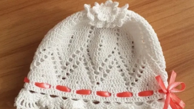 Детская панамка на девочку 3 - 6 лет ч. 2 , вяжем крючком.