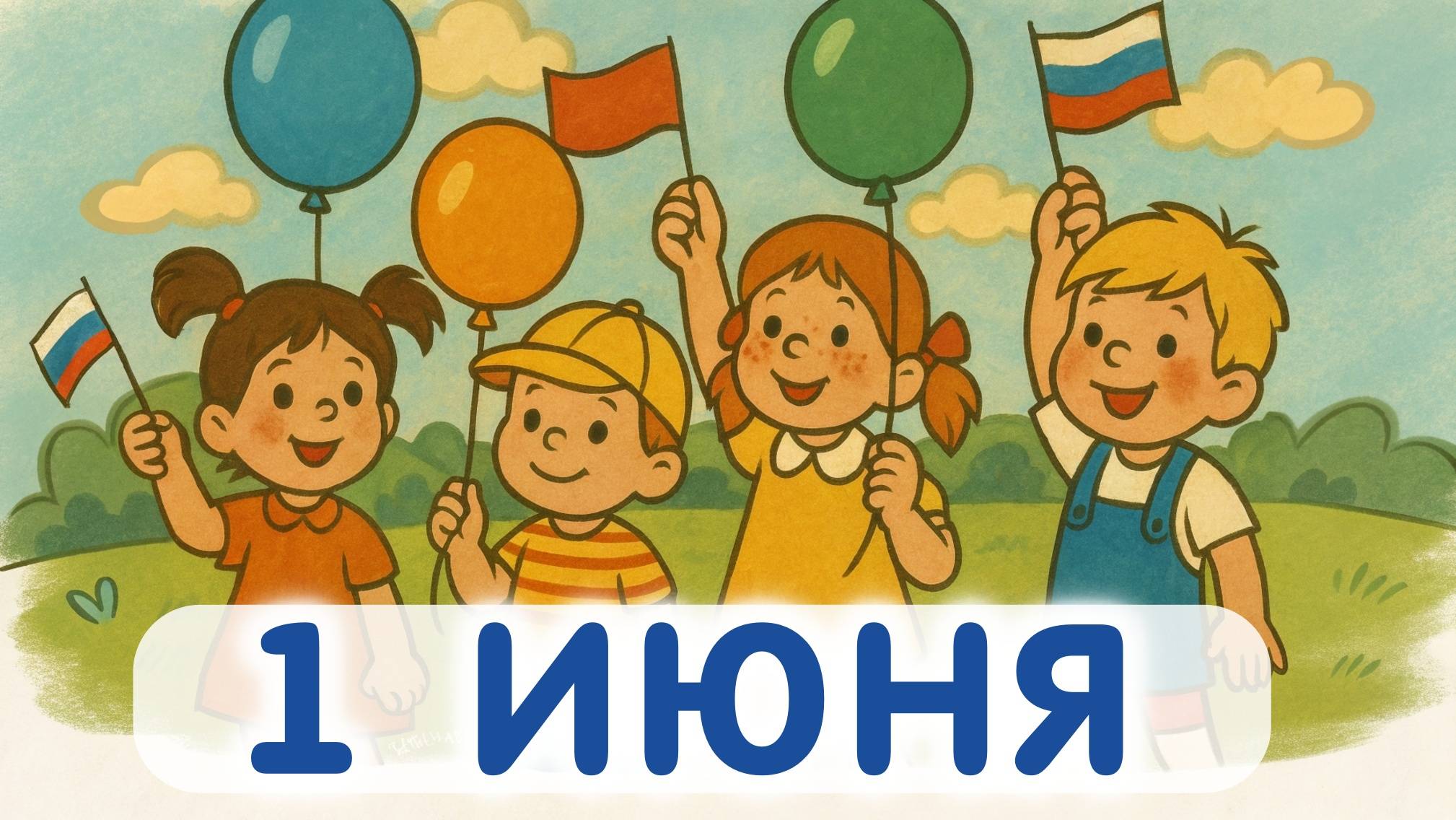 День защиты детей. 1 июня. Детская песня про лето