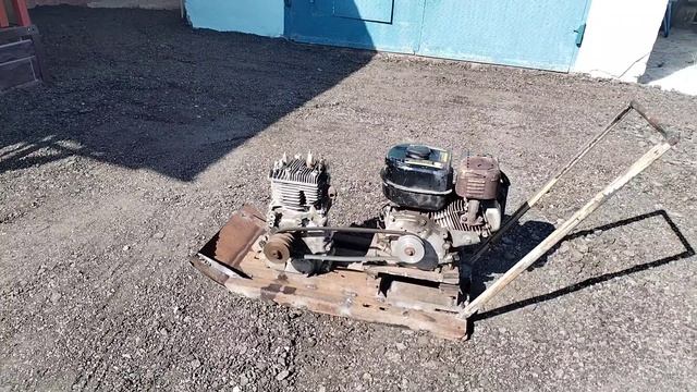 Виброплита самоделка. Тест