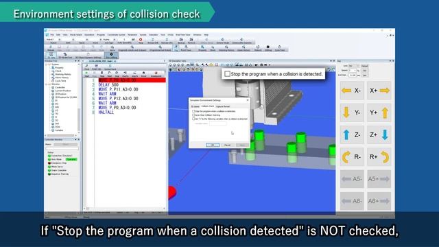 RCX-Studio2020 3D Simulation #3 Collision Check