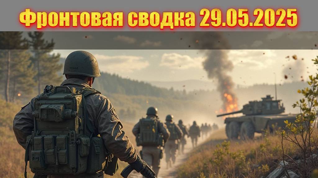 Фронтовая сводка на 29 мая 2025 года: В Юнаковке идут ожесточенные бои за село. Карта боёв