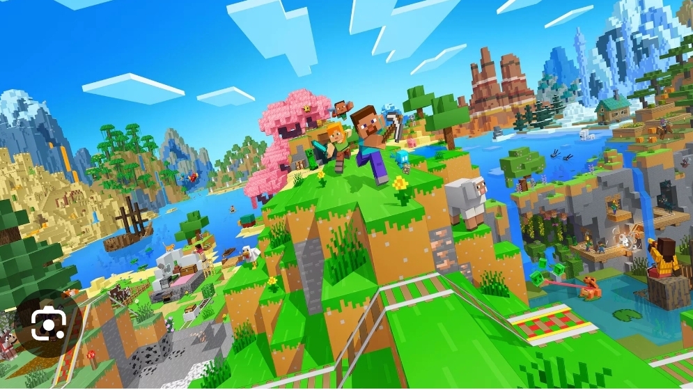 Я играю в самый оригинальный Майнкрафт на телефоне