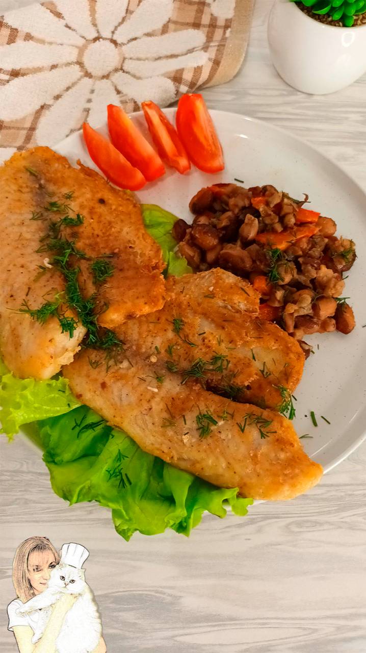 Жарим рыбу только этим способом!🐟
