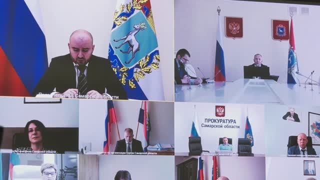 Оперативное совещание в Правительстве Самарской области