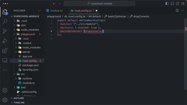 06 Передача и экспорт параметров модуля. Урок по Vue.js