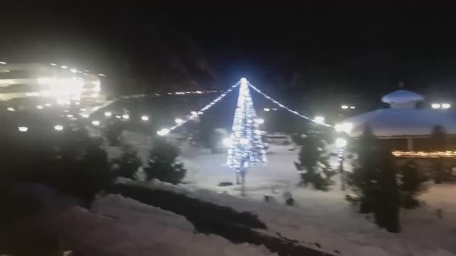 Газпром аквапарк. Красная поляна. Новый Год.