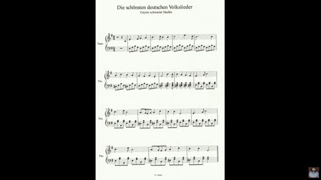 Karl Sternau. "Wir sind des Geyers schwarzer Haufen" (пианино)
