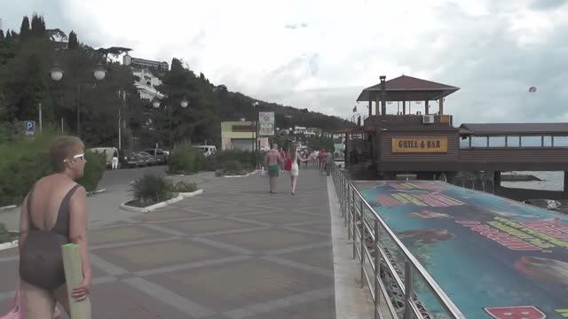 Алушта -  курортный  город  на  южном  побережье  Крыма.