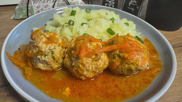 Тефтели с подливкой |тефтели без риса |тефтели из курицы|тефтели в томатном соусе | рецепты просто