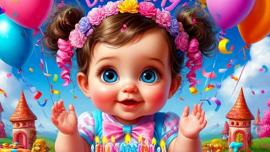 С днём рождения внучка! Открытка поздравление. Внучка с днём рождения!