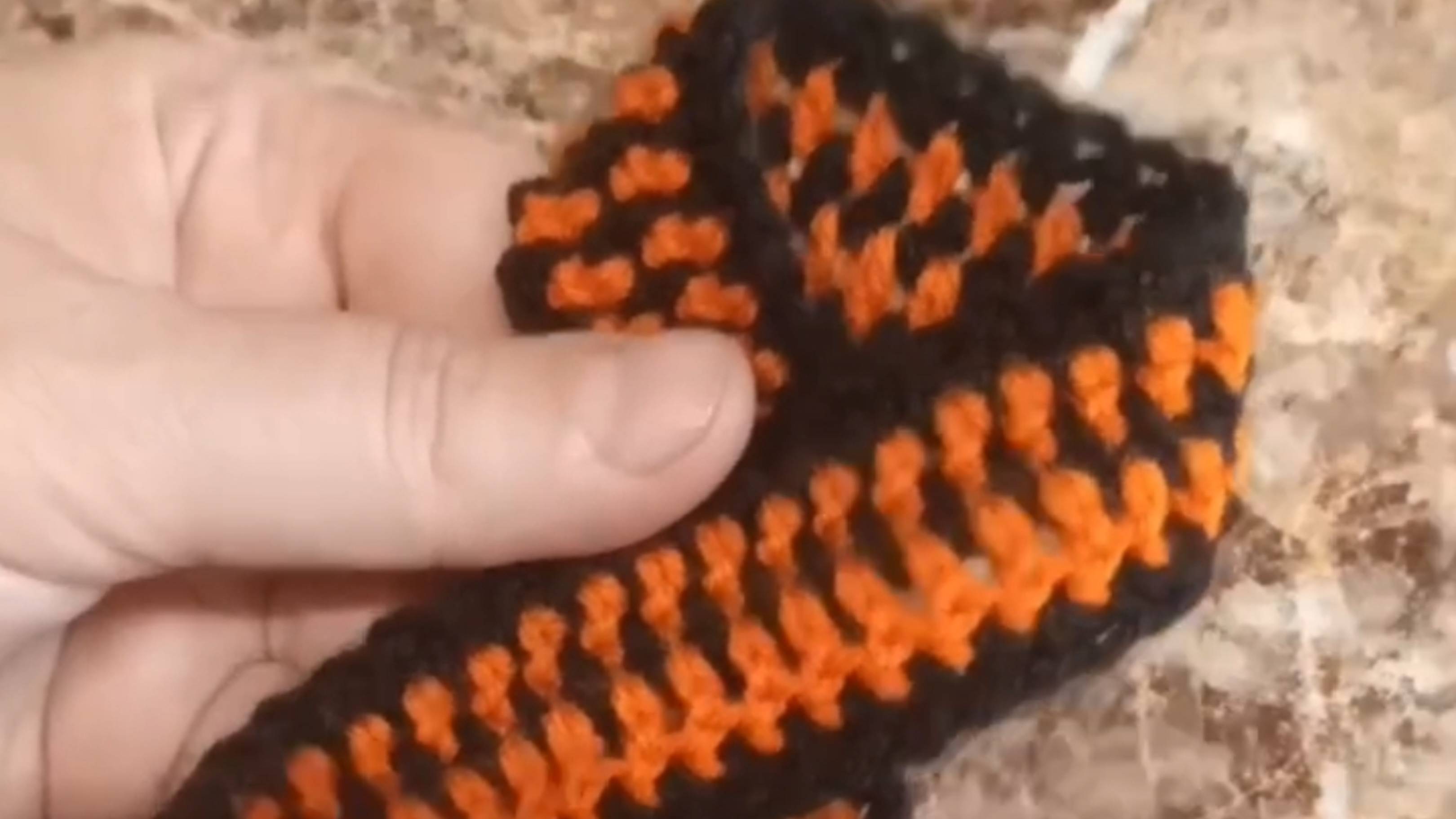 Георгиевская ленточка крючком ч1