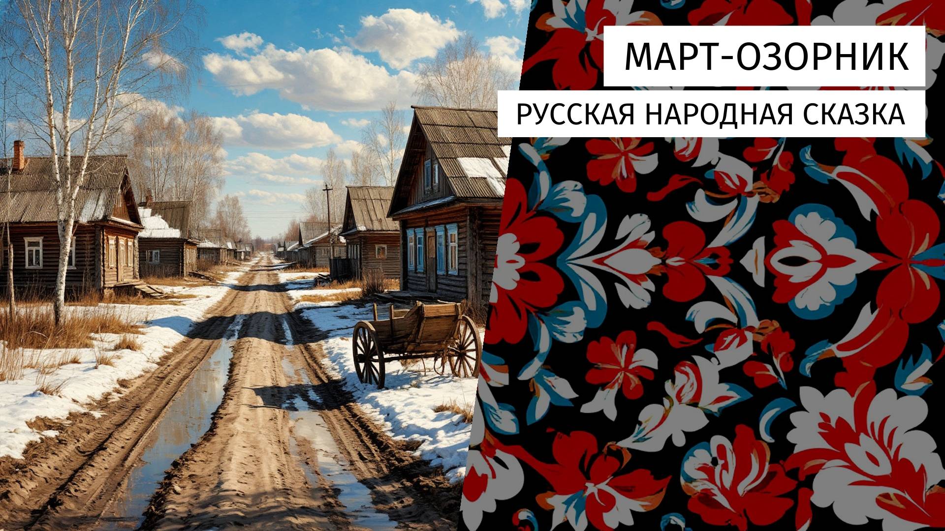 Март-озорник. Русская народная сказка.