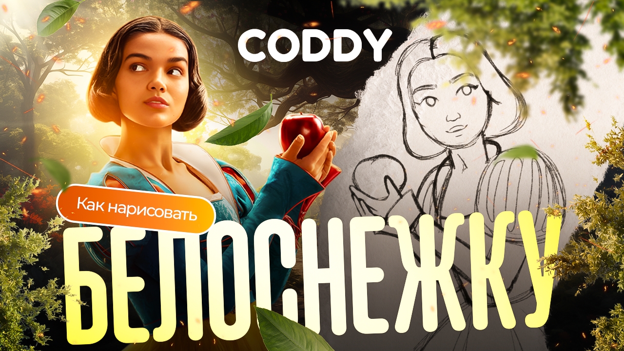 КАК НАРИСОВАТЬ БЕЛОСНЕЖКУ? | В PROCREATE