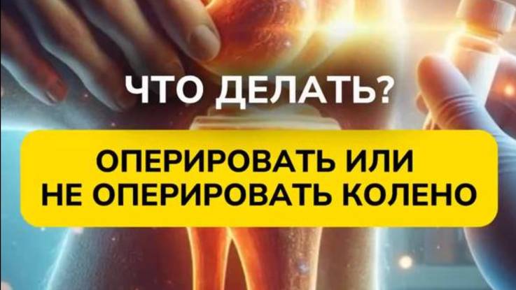 ОПЕРИРОВАТЬ КОЛЕНО ИЛИ НЕТ? ЧТО ДЕЛАТЬ?