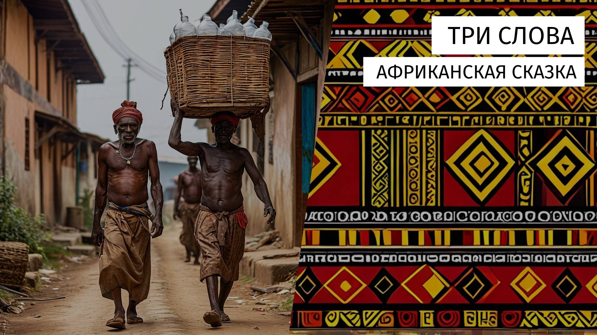 Три слова. Африканская сказка.