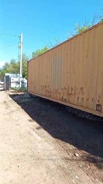 Контейнер 40 футов купить недорого с доставкой. Отзыв Оренбург