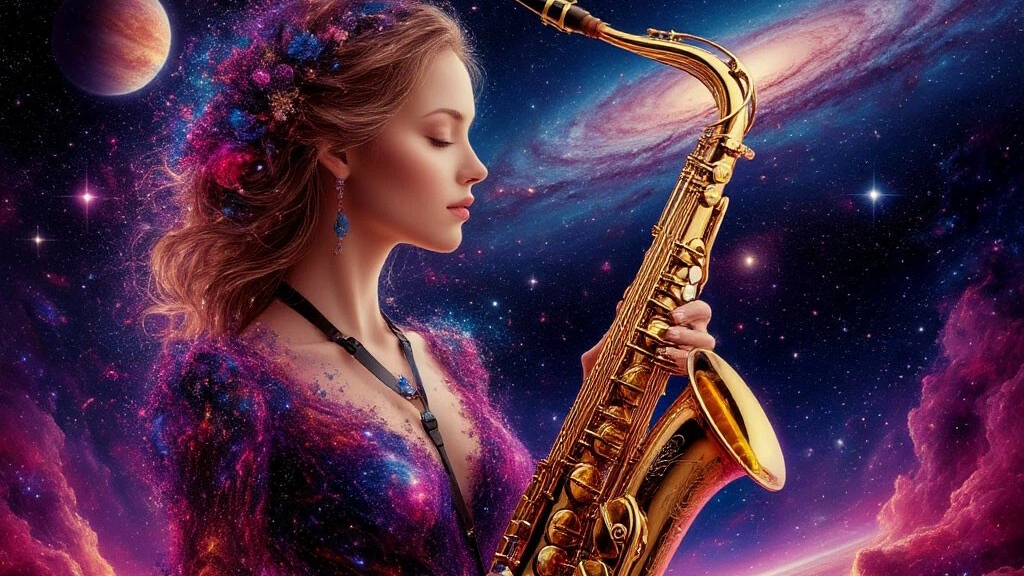 Фантастика космос. Саксафон