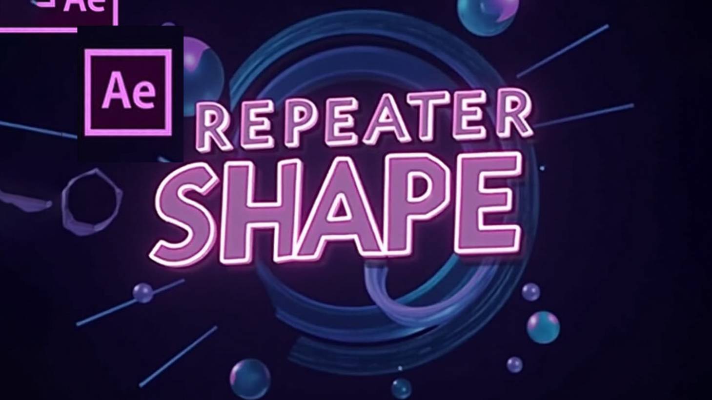 Урок Adobe After Effects Shape repeater репитер шейпов