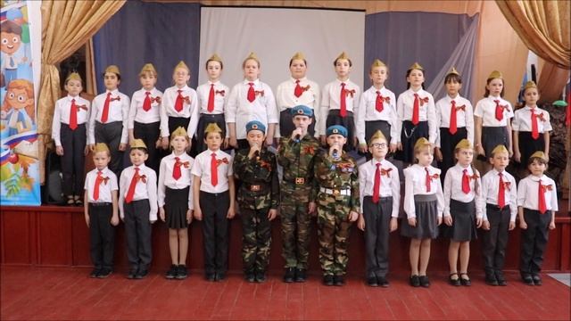 "Бессмертный  полк" - хоровая студия "Голос детства" (рук-ль Михайлова Лариса Михайловна). Май, 2024