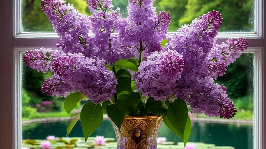 Медитация. Запах сирени и звуки скрипки.