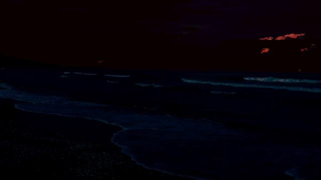 Шум океана - релаксация для сна. Черный экран | Волнующие звуки прибоя на пляже