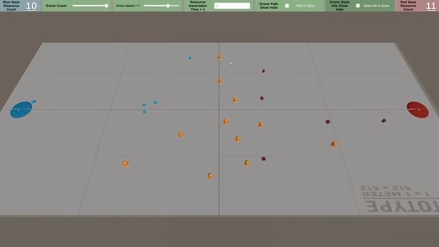 Drone Harvesting Game - Тестовое задание Unity C# Developer