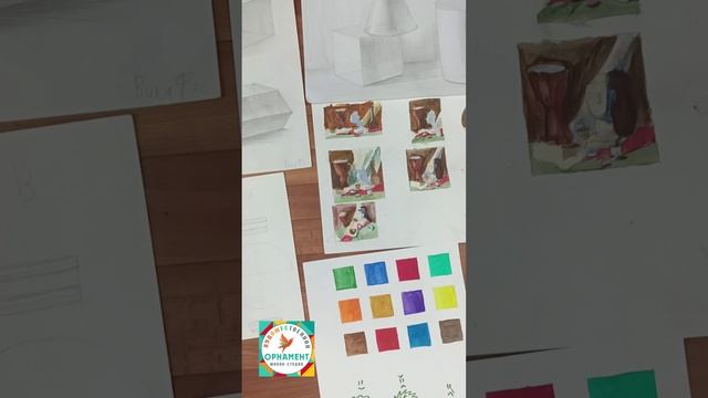 Видео отчет с просмотра творческих работ учащихся  2А класса школы-студии «Орнамент».
