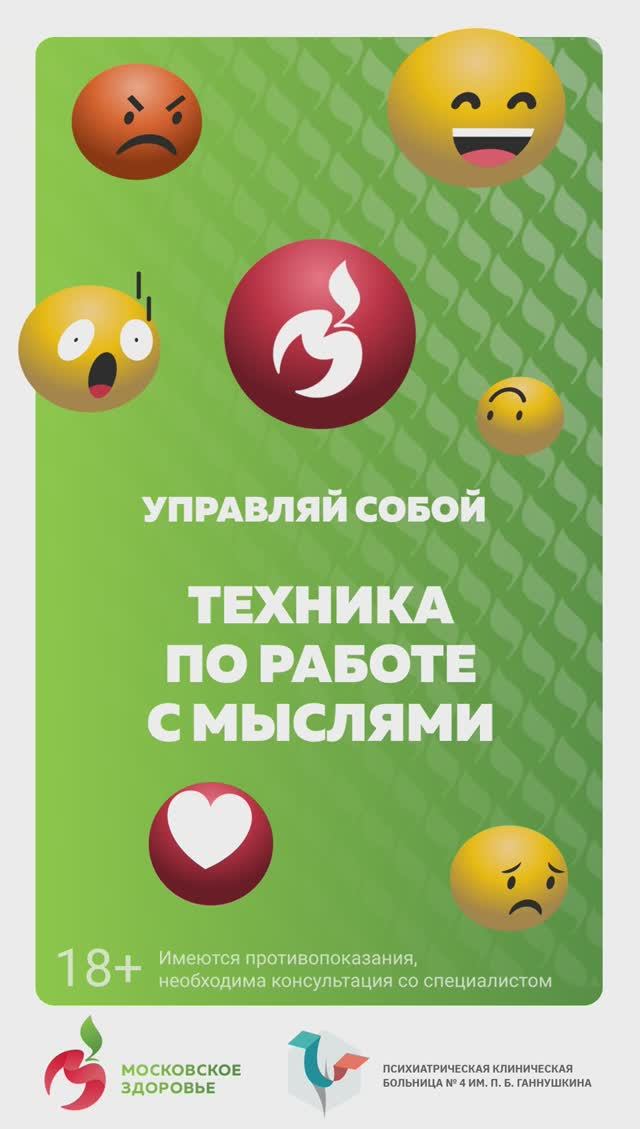 Техника по работе с мыслями / цикл «Управляй собой»