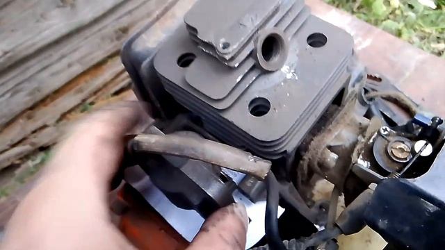 замена катушки зажигания на триммер на бензокосилке