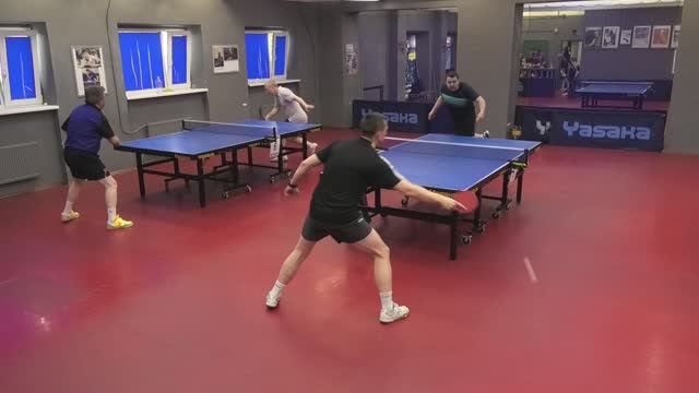 Закзун В. (694) - Бадаев А. (717) 27.05 ЧЕРРИ-турнир по настольному теннису