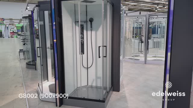 Душевая кабина Black & White G8002