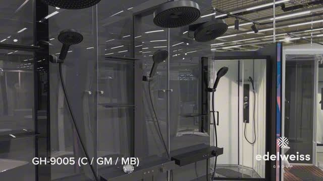 Душевая стойка Black&White GH-9005