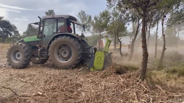 Niubo TTK 160 - лесотехнический мульчер с приводом от вала отбора мощности для тракторов МТЗ