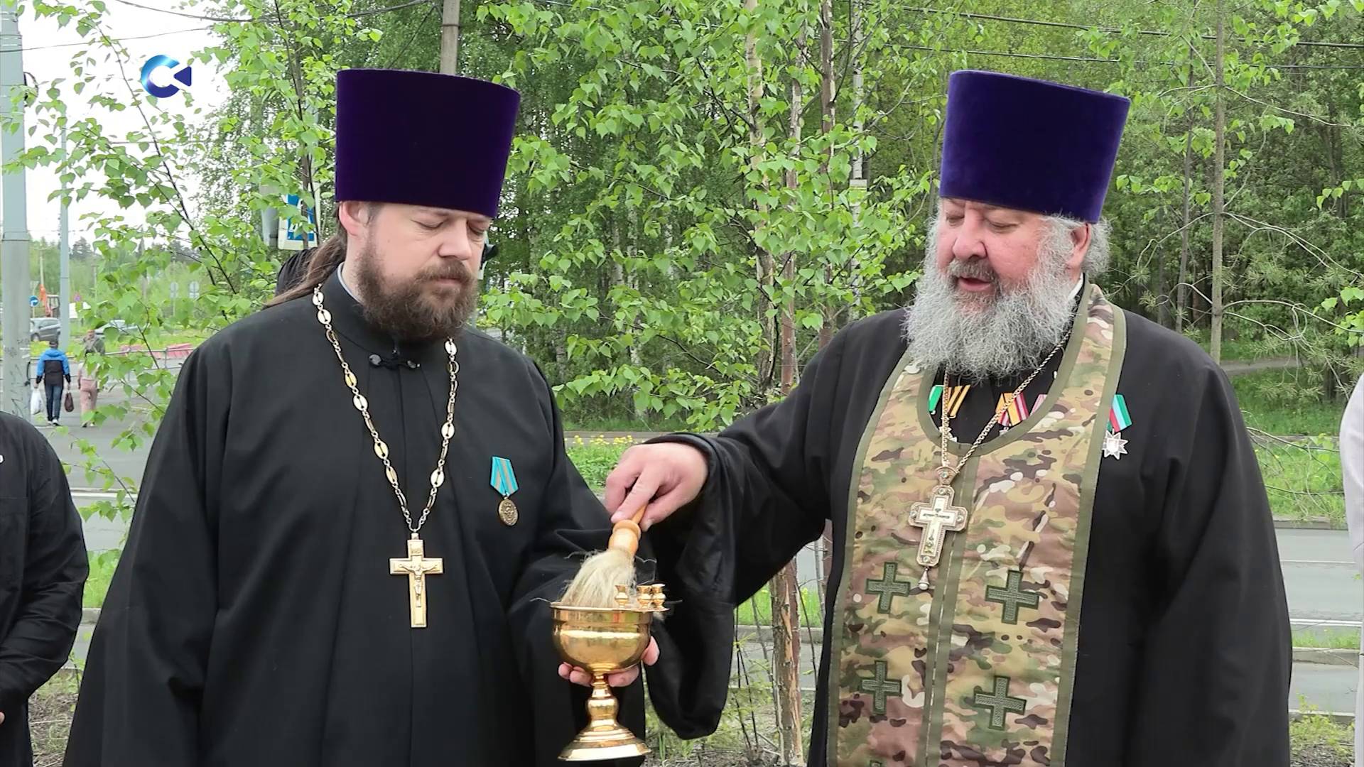 Сад памяти Героев СВО освятили в Петрозаводске