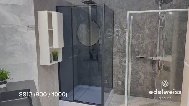 Душевой уголок Black & White S812