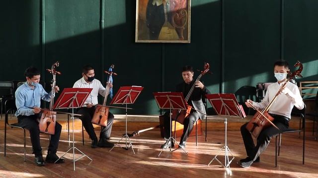 Открытый урок "Работа с ансамблем квартет моринхуристов"