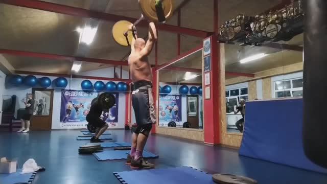 Кластер с пола + кластер с виса + толчок